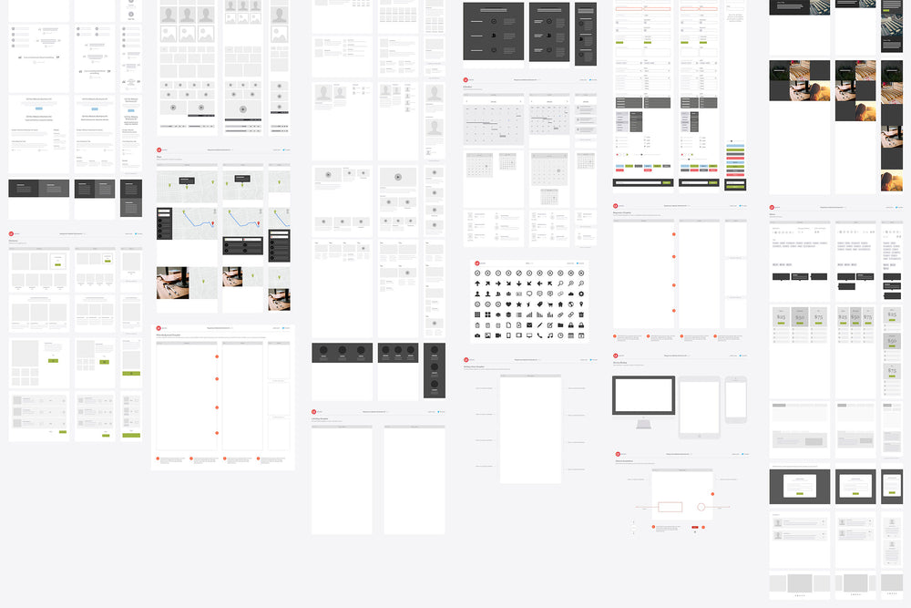 Responsive Website Wireframe Kit